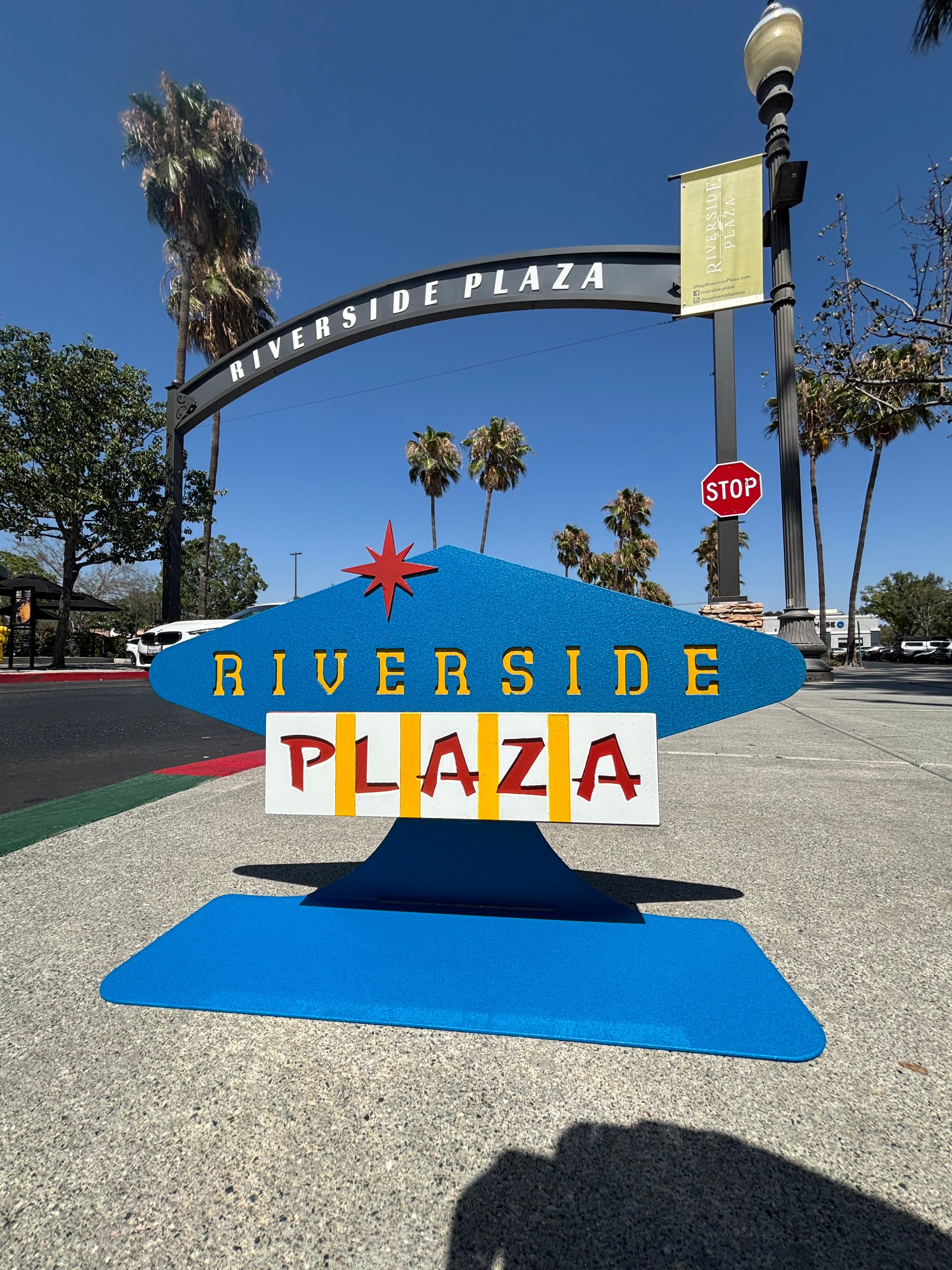 Riverside Plaza Sign - Tabletop Tribute