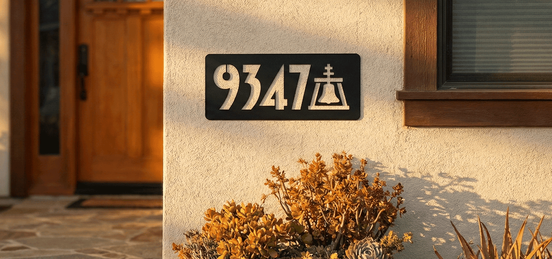 Riverside Bells – Custom Metal Address Signs & House Numbers